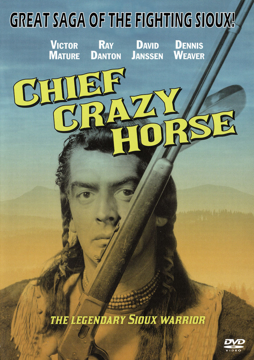 Chief Crazy Horse (1955) DVD Victor Mature, Suzan Ball, David Janssen
