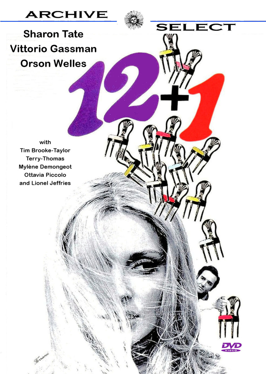 12 + 1 (Twelve Plus One - The Thirteen Chairs) DVD 1969 Sharon Tate