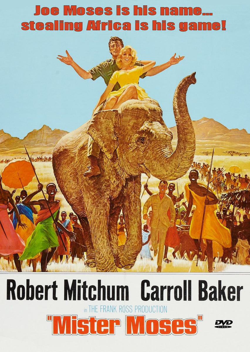 Mister Moses DVD 1965 Robert Mitchum Carroll Baker Ian Bannen