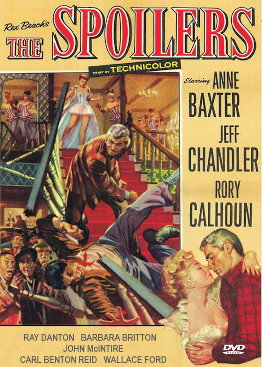 The Spoilers (1955) Anne Baxter Jeff Chandler Rory Calhoun Ray Danton