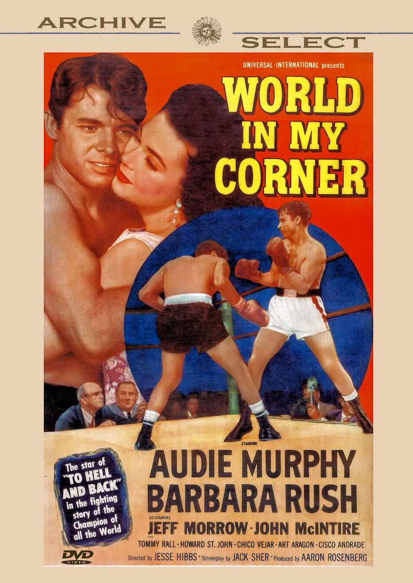 World In My Corner (1956) DVD Audie Murphy, Barbara Rush, Jeff Morrow