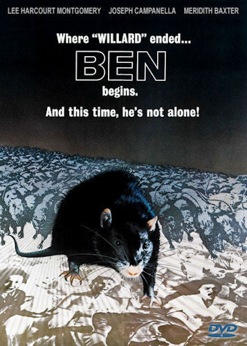Ben 1972 DVD Lee Montgomery Joseph Campanella Arthur O'Connell WILLARD
