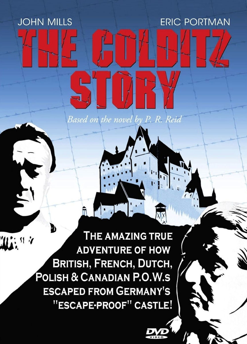 The Colditz Story DVD 1955 John Mills Eric Portman WWII POW Escape