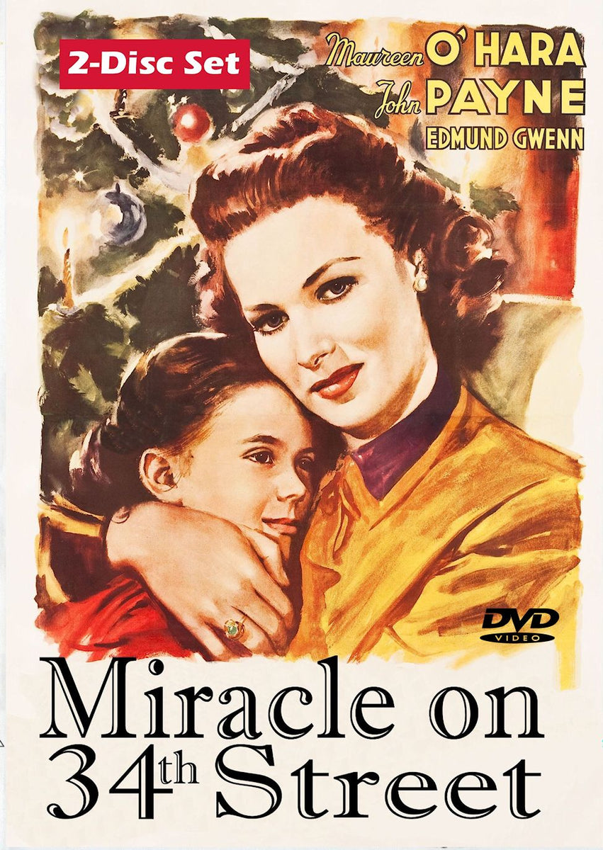 Miracle on 34th Street (1947) COLORIZED and B&W 2-Disc Set DVD