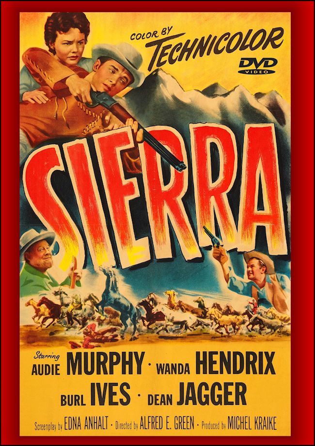 Sierra 1950 DVD Audie Murphy Wanda Hendrix Dean Jagger